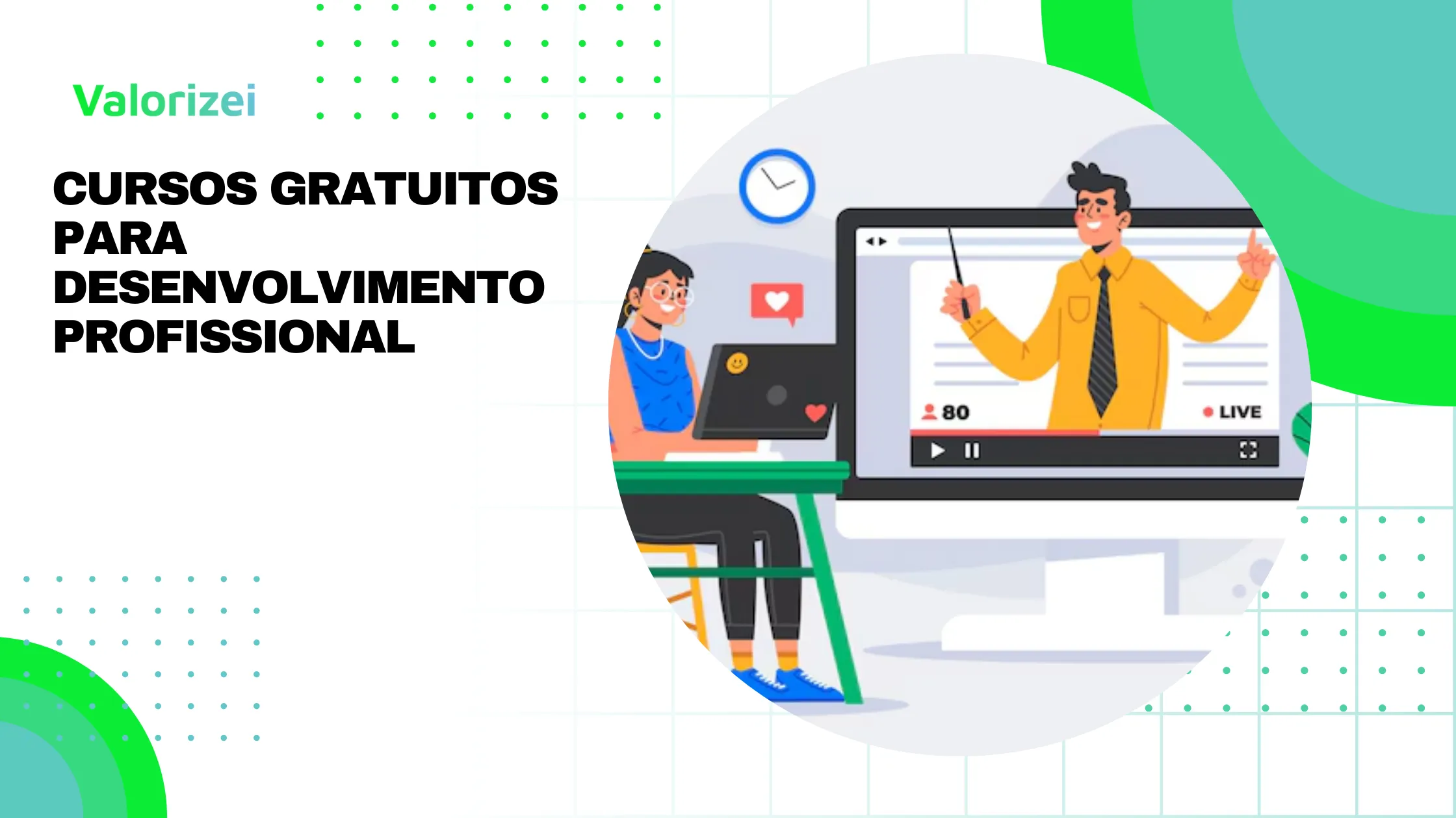 Cursos gratuitos para desenvolvimento profissional